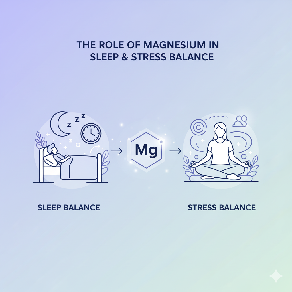 The Role of Magnesium in Sleep & Stress Balance - Food & Wellness