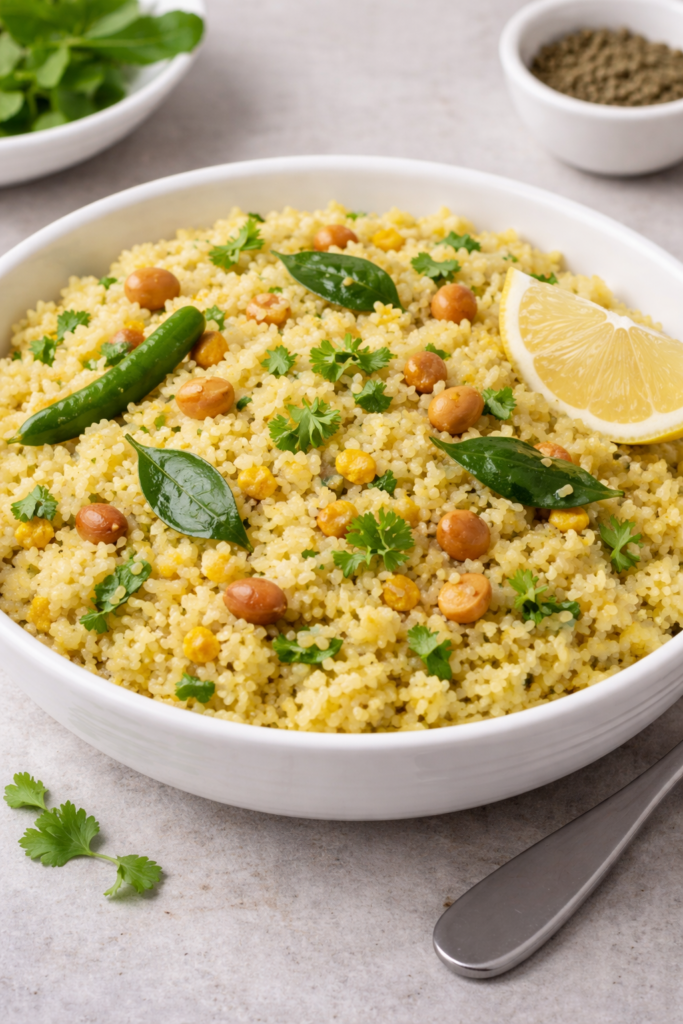 Lemon Millet Rice - Food & Wellness